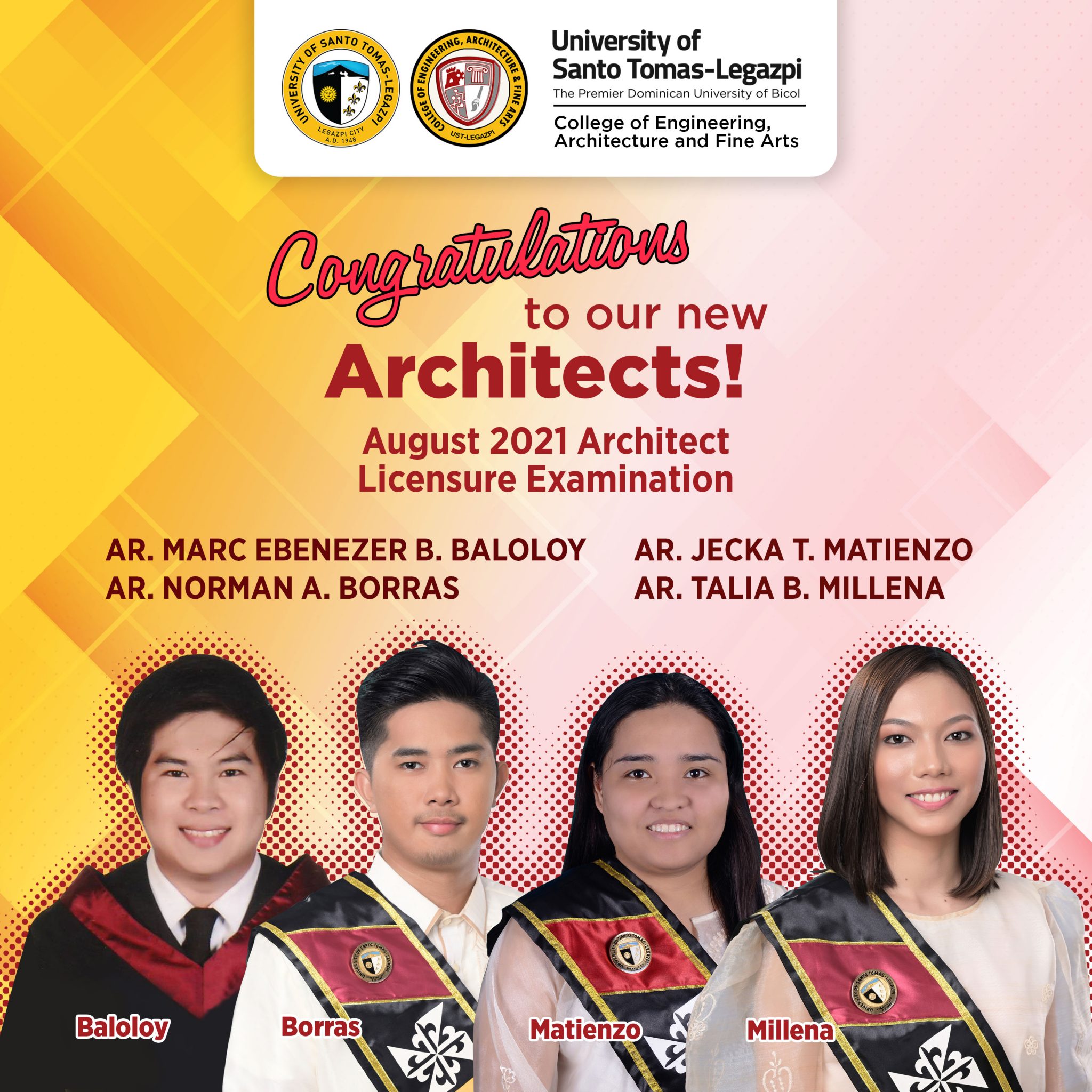 August 2021 Architecture Licensure Examination - University of Santo ...