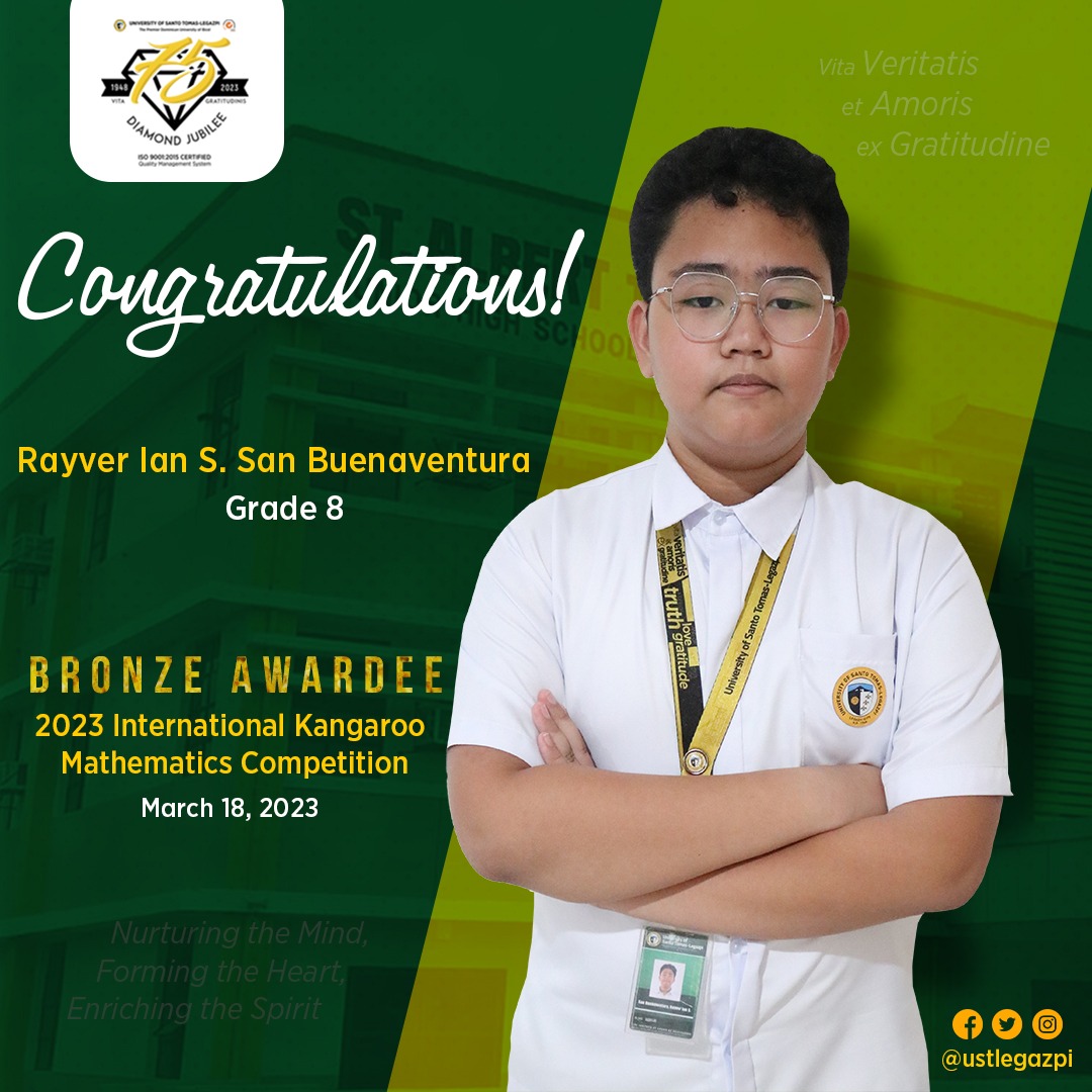 2023 KANGAROO MATHEMATICS COMPETITION - University of Santo Tomas - Legazpi